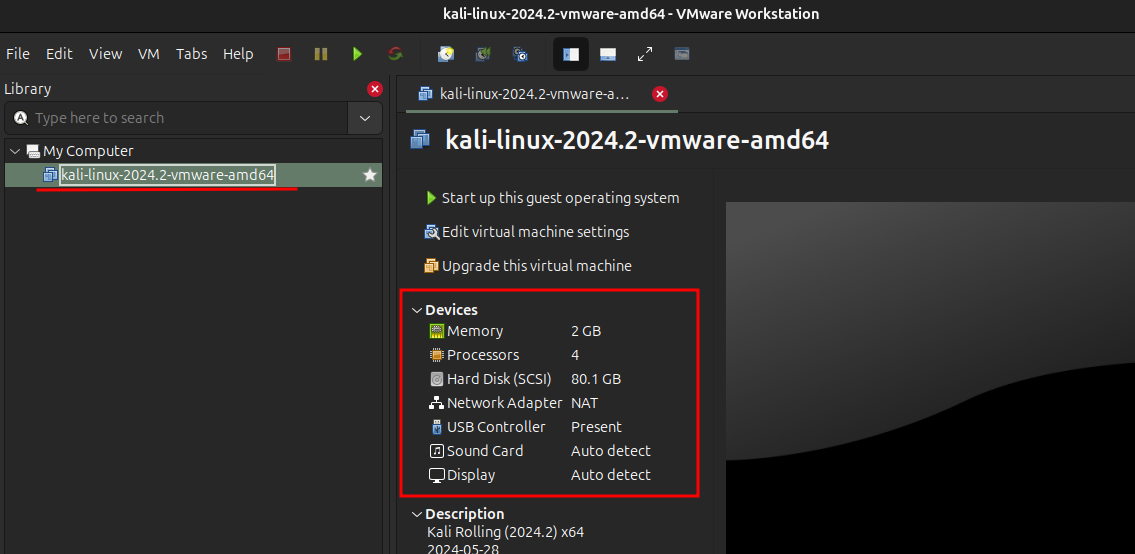 Instalar Kali Linux VMware - KrozFu